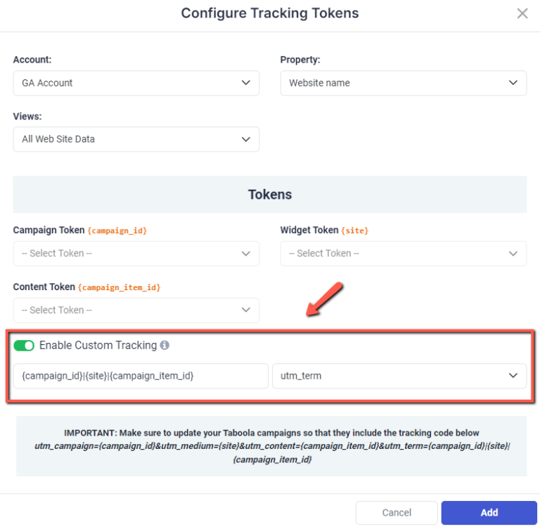 Using Google Analytics Concatenated Tracking Tokens - TheOptimizer Help Center