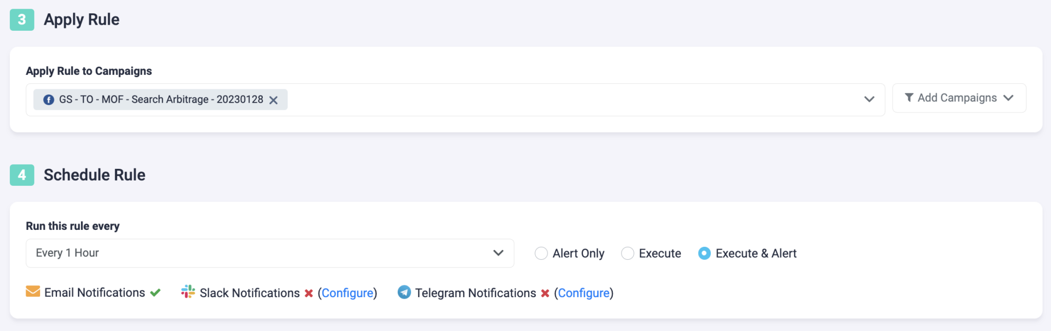 Rule Example 1: Pause Low ROAS Facebook Campaigns - TheOptimizer Help Center
