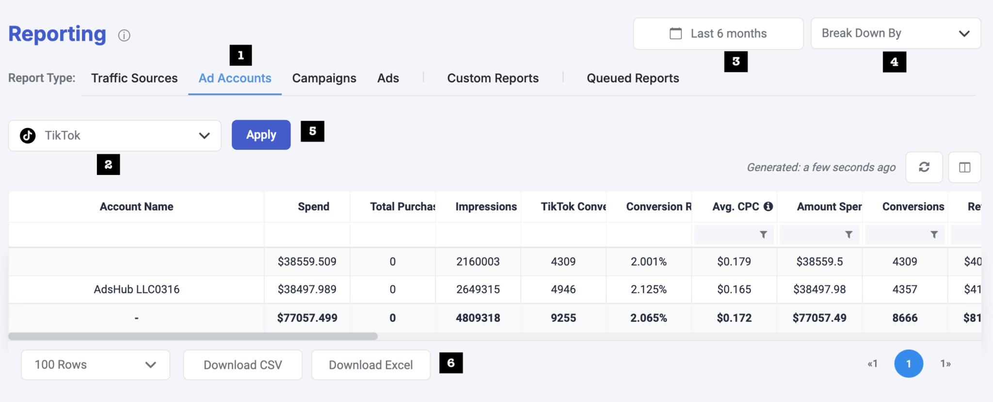 How to generate a TikTok cross-account report with TheOptimizer - TheOptimizer Help Center